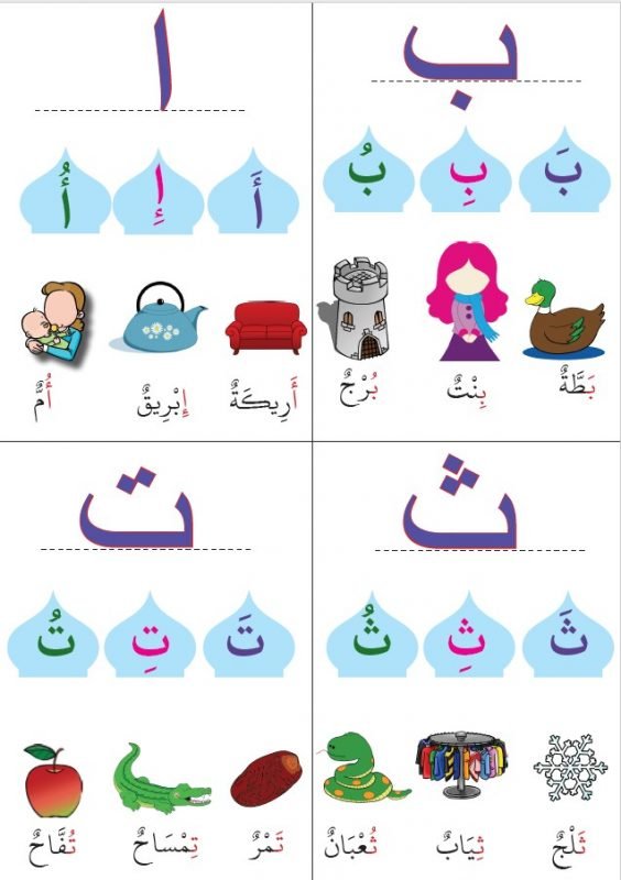 Alphabet Reading practice - Arabic Share